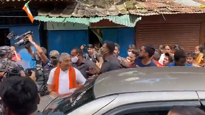 Dilip Ghosh: BJP national vice-president Dilip Ghosh 'manhandled'; his aide brandishes firearms ...