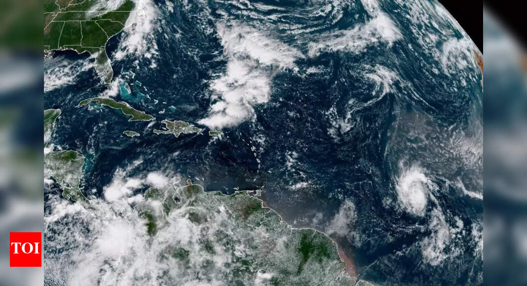 Hurricane Sam swirling over Atlantic with Category 4 winds - Times of India