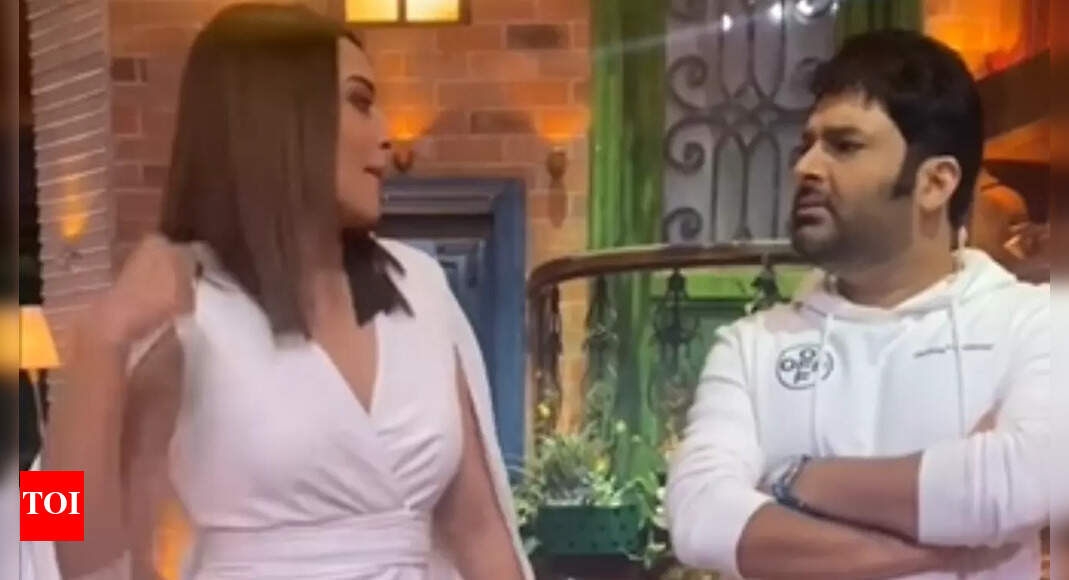 Kapil Sharma gets a punch from Sonakshi Sinha after he pokes fun around ...