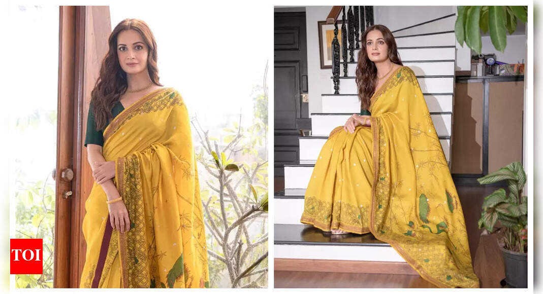 Dia Mirza is a ray of sunshine as she stuns in a gorgeous yellow ...