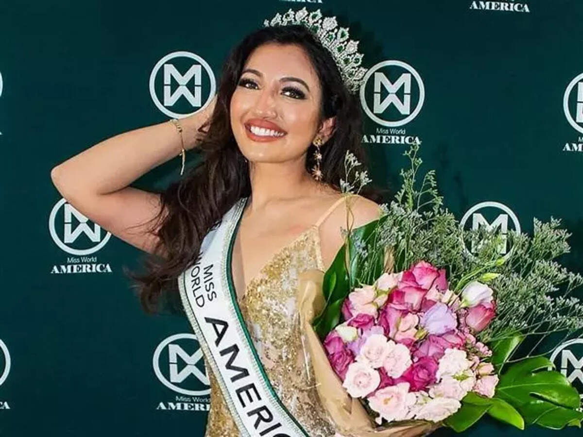 Shree Saini, the first Indian-American to be crowned Miss World America ...