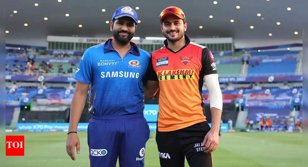 IPL 2021: MI opt to bat against SRH in must-win match | Cricket News ...