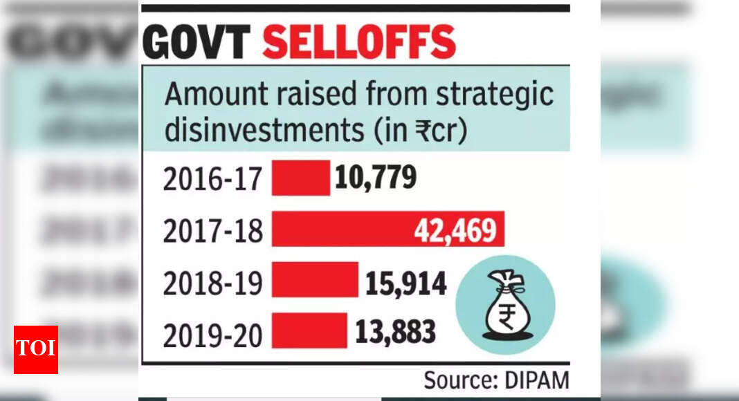Dipam crew needs more hands to clear asset sale pipeline - Times of India