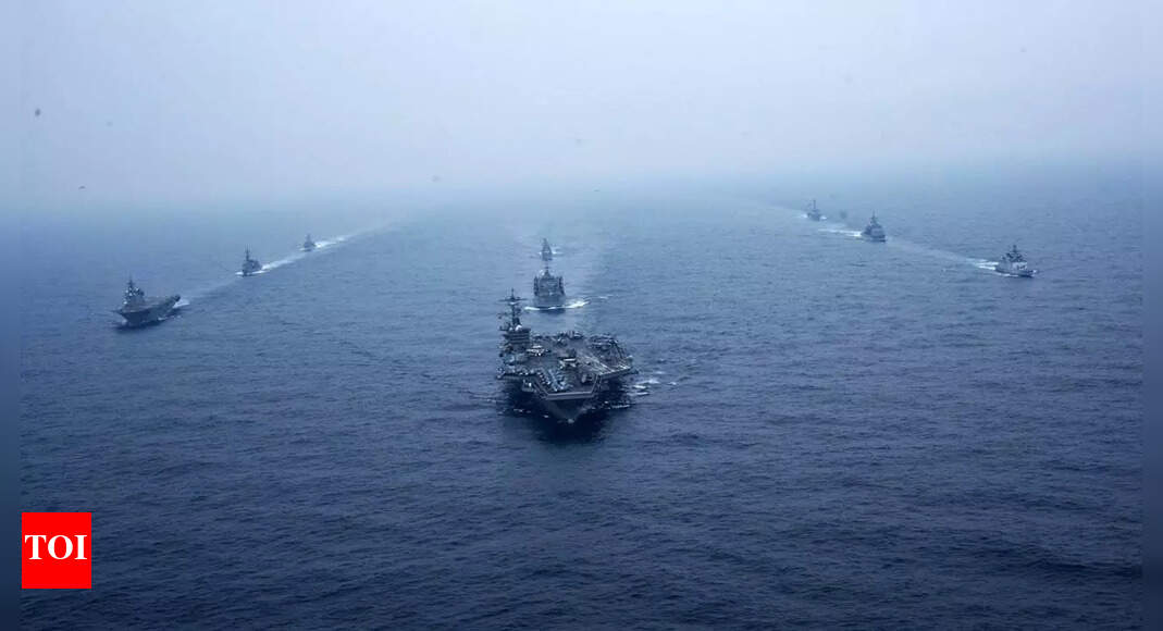 Second phase of Malabar exercise begins in Bay of Bengal | India News ...