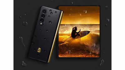 Samsung W22 5G launched in China with foldable display and S Pen integration - Times of India