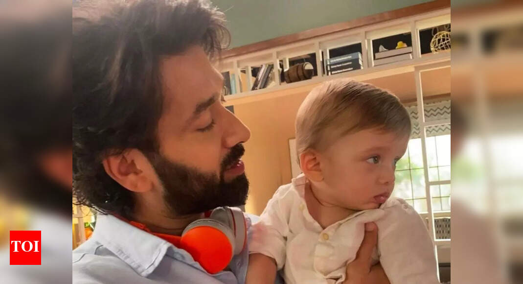 Nakuul Mehta’s baby Sufi visits his ‘Dadda’ on his set for the first ...