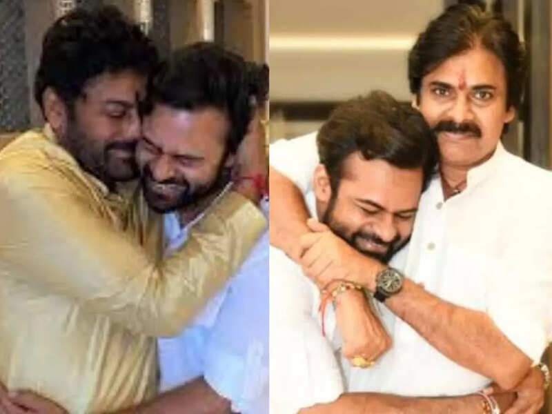 sai dharam tej: Chiranjeevi and Pawan Kalyan welcome Sai Dharam Tej home on his birthday ...