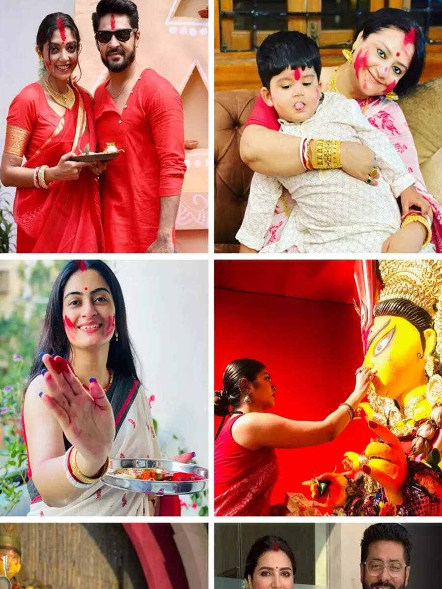 Bijoya 2021: Bengali actors celebrate Dashami with full enthusiasm ...