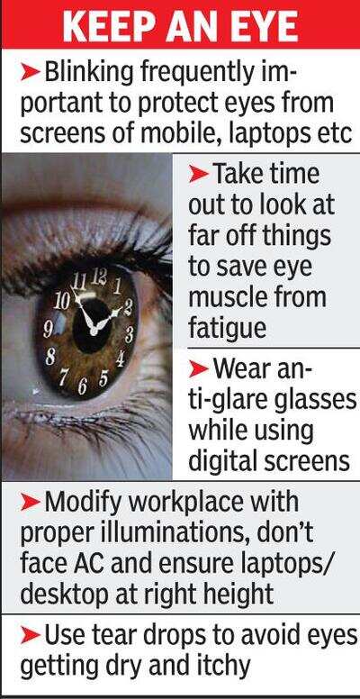 Blink frequently to save eye from computer vision syndrome: Docs ...