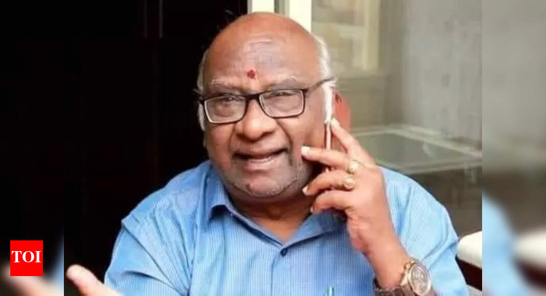 Veteran actor Shankar Rao passes away - Times of India
