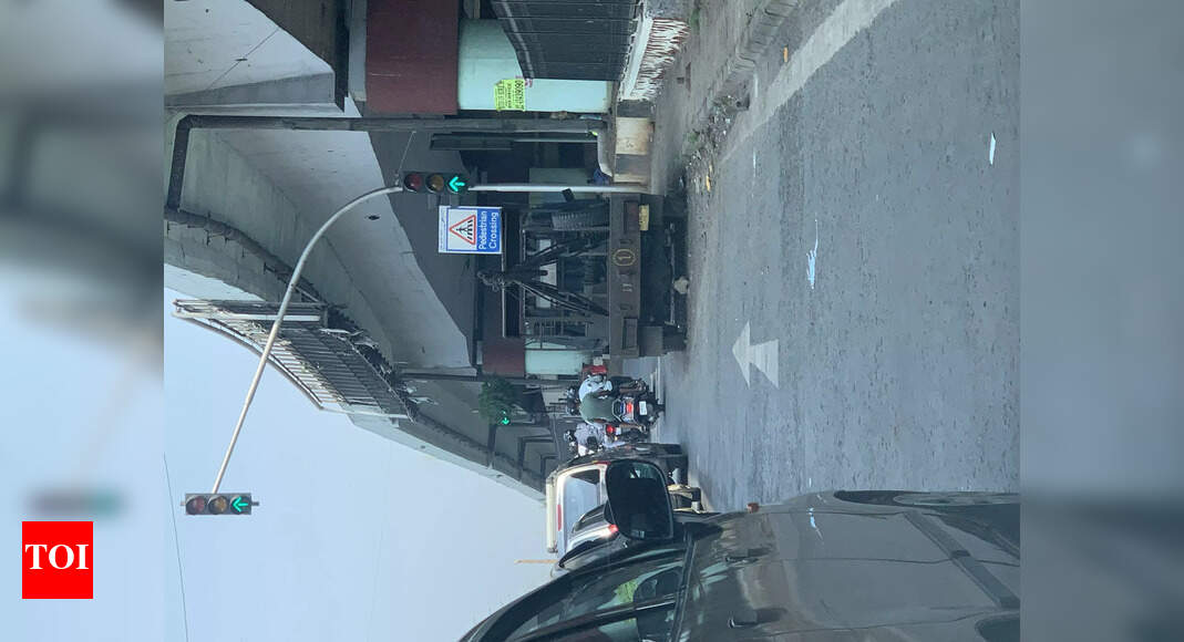 RTO park car on the main Road - Times of India