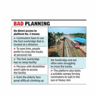 Poor design makes Sanvordem railway station inconvenient | Goa News ...