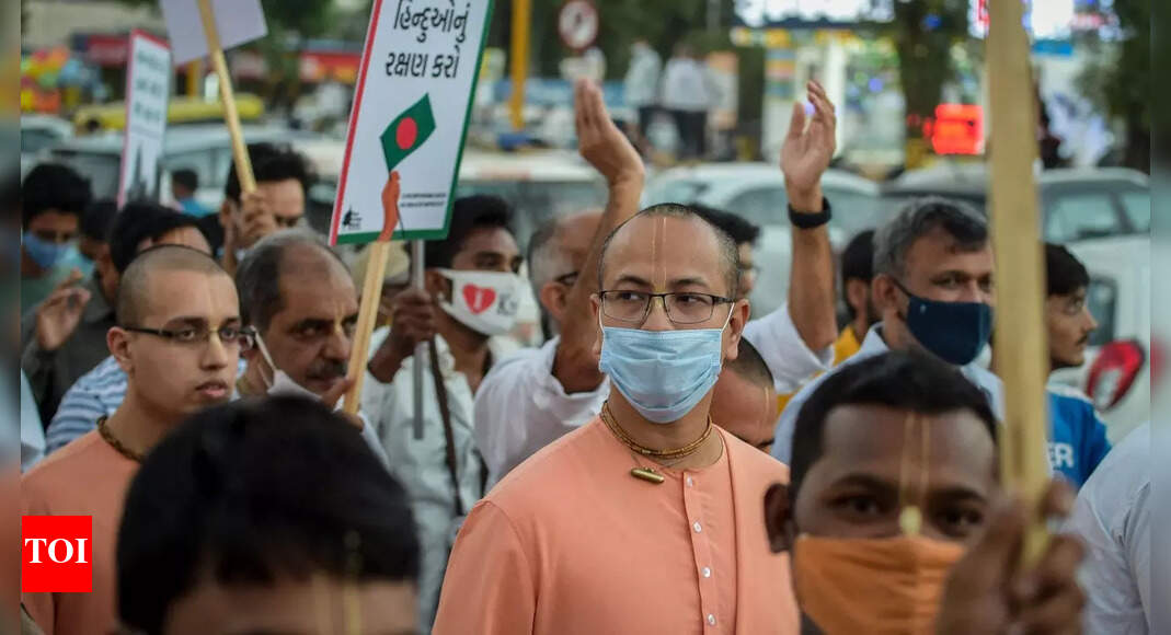 Iskcon: ISKCON stages protests at 150 temples across globe against ...