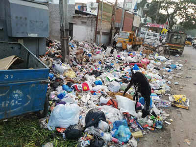 Garbage Not Collected Regularly By GHMC. Despite - Times of India