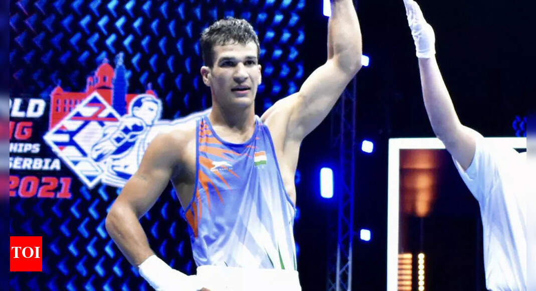 World Boxing Championship: Akash Sangwan wins opening bout | Boxing ...