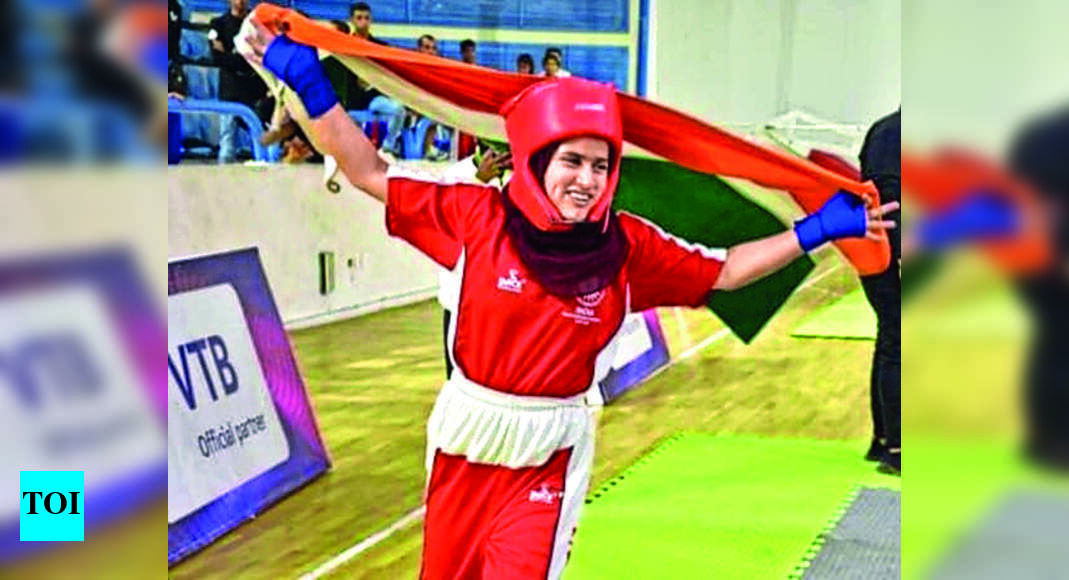 Tajamul: Kashmiri girl wins world kickboxing gold - Times of India
