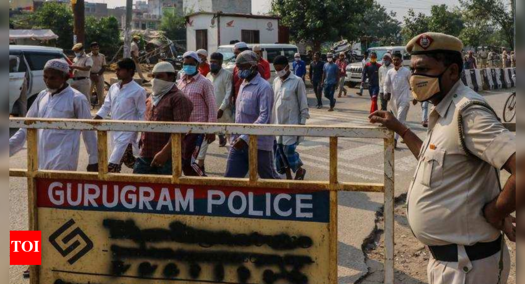 Cops stop protesters from reaching namaz sites in Gurugram, 25 detained ...