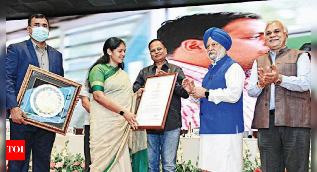 Another feat: Indore gets award for excellence in urban transport ...