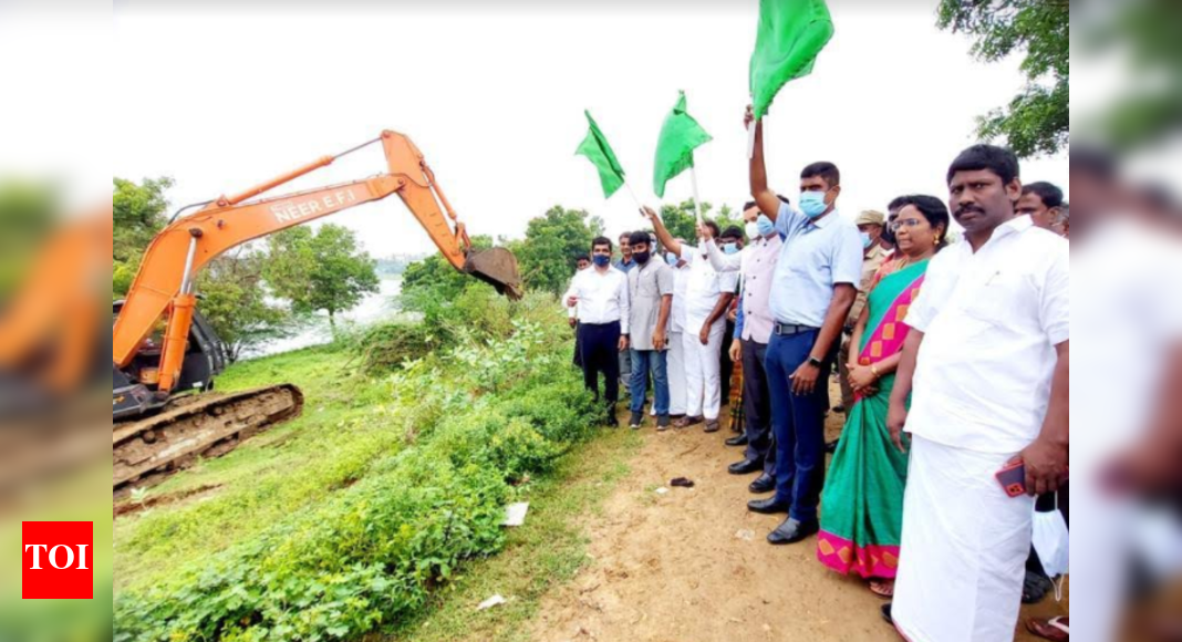 Efforts begin to restore Agaramthen lake near Chennai | Chennai News ...