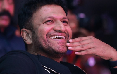 Puneeth Rajkumar reunited with his parents at Kanteerava Studio ...