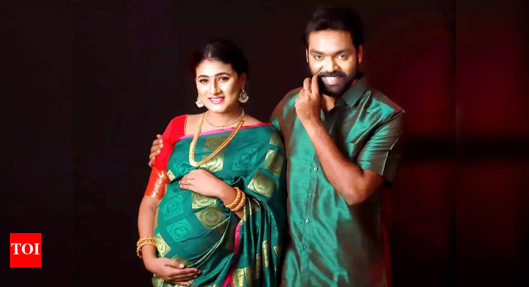 Celebrity couple Vinoth Babu and Sindhu blessed with a baby boy - Times ...