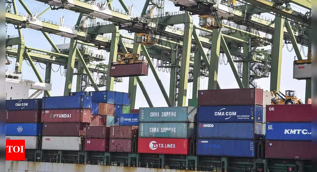 Exports rise 42.33% to $35.47 billion in October - Times of India