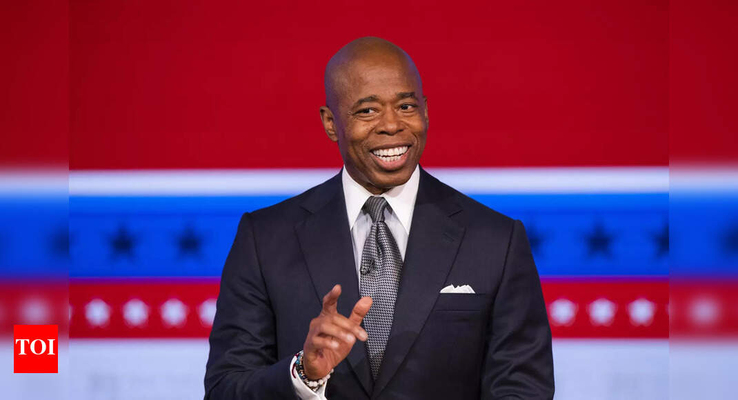 New York poised to elect Black ex-cop Eric Adams as mayor - Times of India