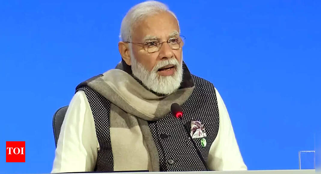 PM Modi calls for transparent finance at Biden-led COP26 event | India ...