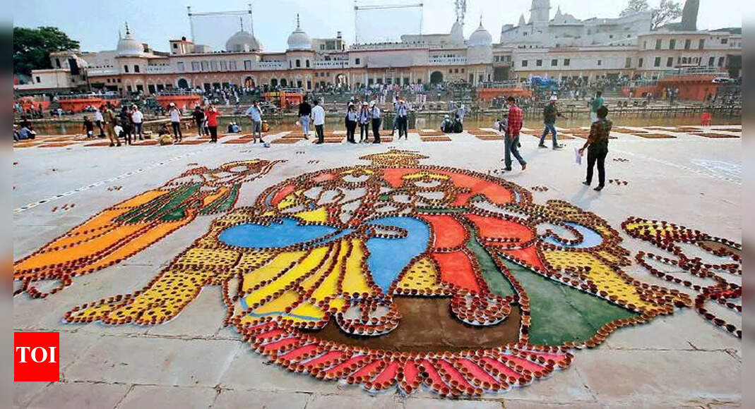 Ayodhya: Ayodhya spectacle for Ram’s homecoming | Lucknow News - Times ...