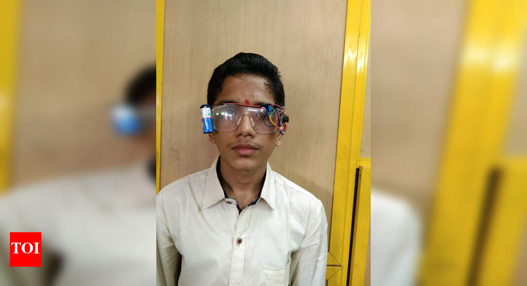 Class nine student designs anti-sleep device for drivers - Times of India