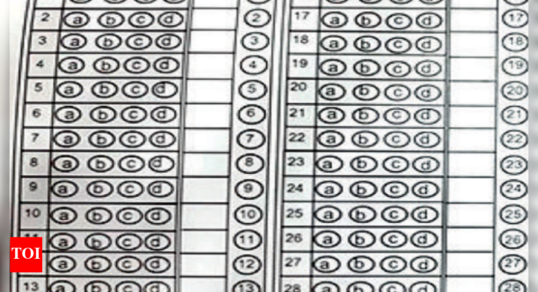 Omr: CBSE to evaluate OMR-sheets on exam day, at centres - Times of India