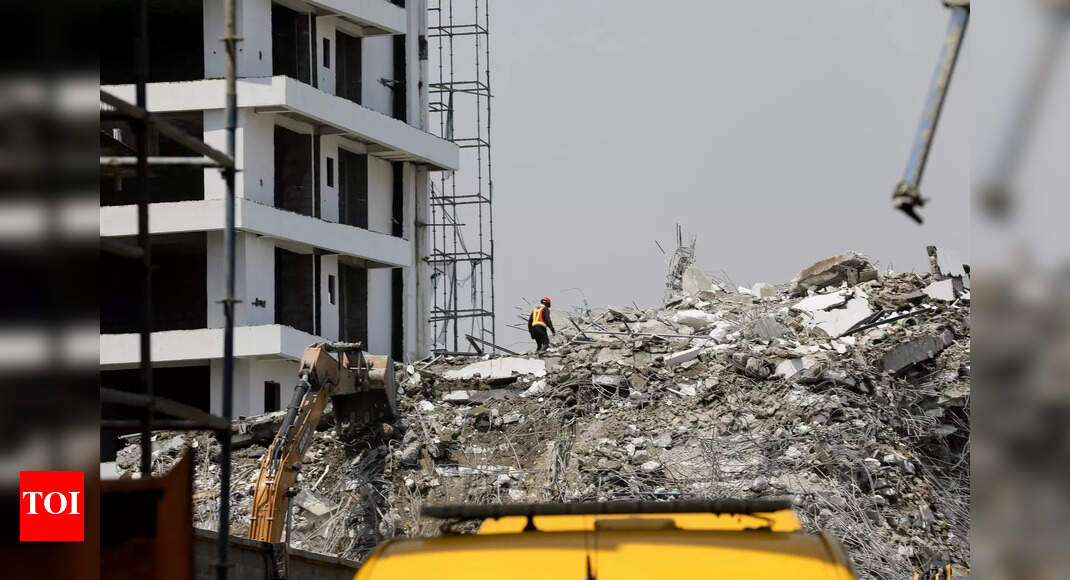Lagos: Death toll in Nigeria high-rise collapse rises to 36 - Times of ...