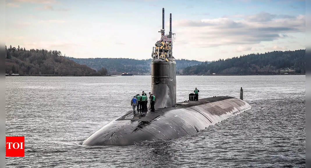 Navy: US submarine commander fired after crash into sea mountain ...