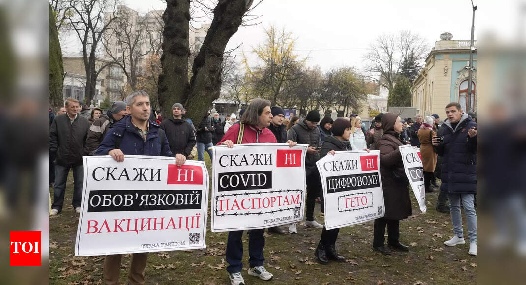 Ukraine's Covid-19 cases surpass 3 million - Times of India