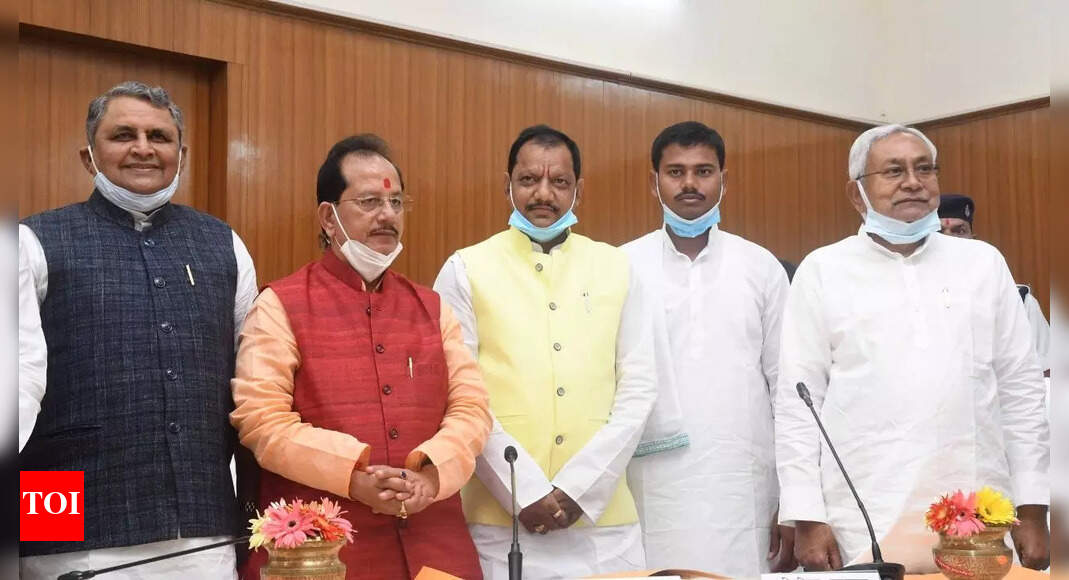 Newly-elected JD(U) leaders take oath as members of Bihar legislative ...