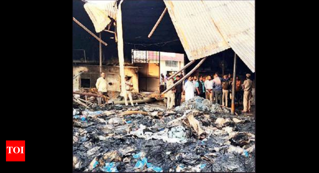 Jaipur: Fire at diaper factory; over 20 families evacuated, none hurt ...