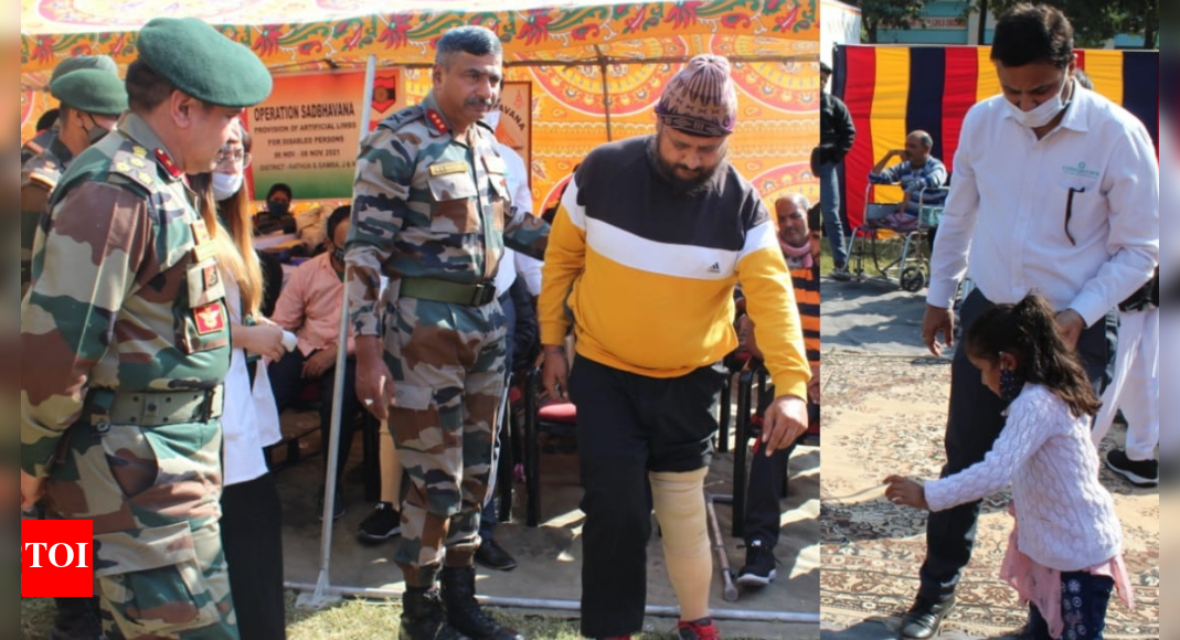 Rising Star Corps provides artificial limbs to specially-abled in Samba ...