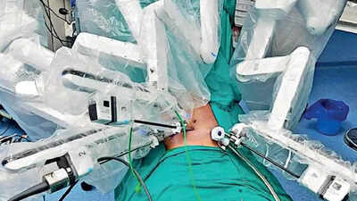 Robotic surgery helps repair food pipe at AIIMS Jodhpur | Jodhpur News ...