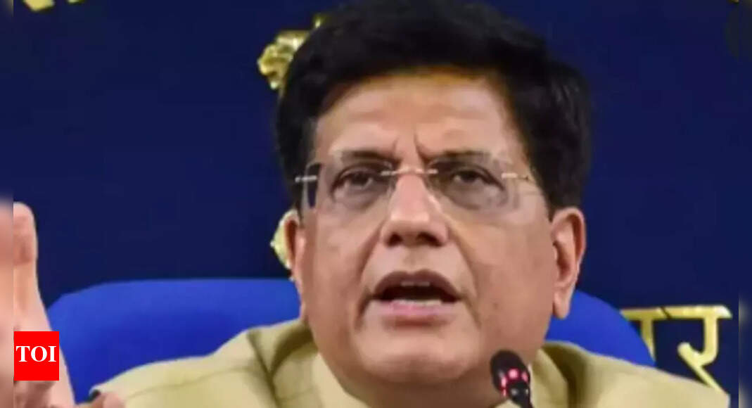 Goyal: Economic indicators point to bounceback, says Piyush Goyal - Times of India