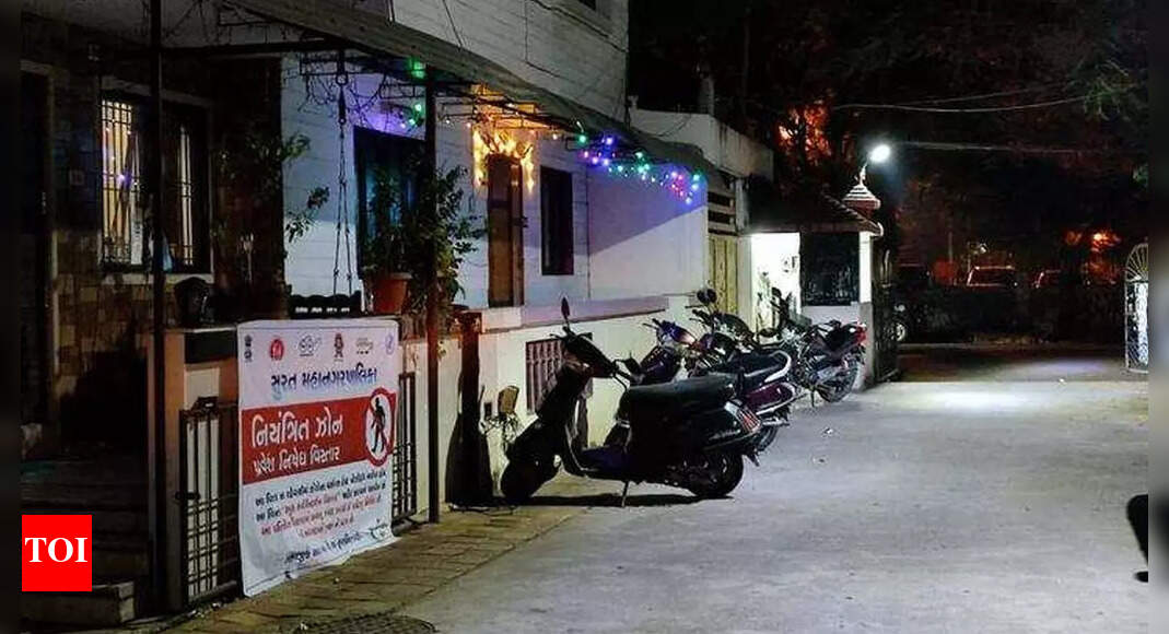 Family tests Covid positive in Surat, society lane sealed | Surat News ...