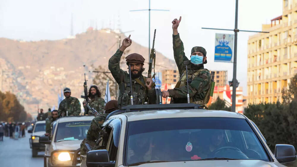 Taliban hold military parade in show of strength | The Times of India