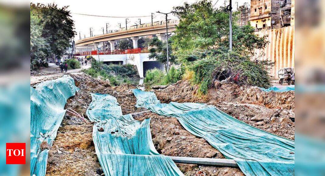 Delhi: Construction halted, but dust flies in face of ban | Delhi News ...