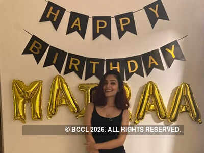 Maira Doshi shares an exclusive glimpse of her birthday celebration ...