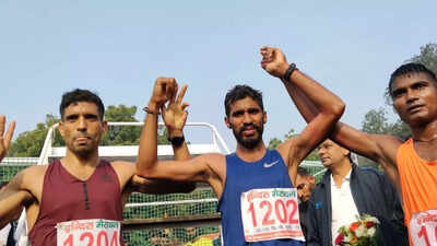 Runners from Indian Army wins first 3 positions in Indira Marathon ...
