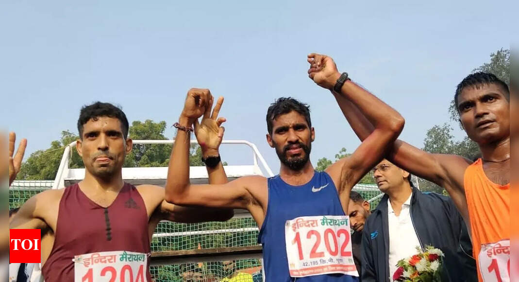 Runners from Indian Army wins first 3 positions in Indira Marathon ...