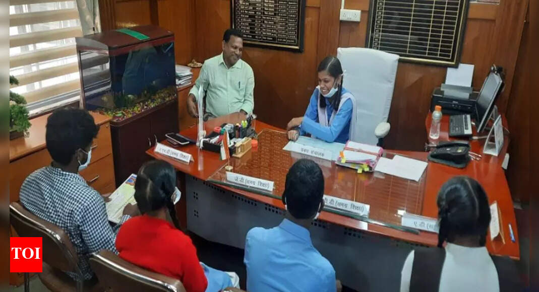 Raipur shines blue in solidarity with child rights | Raipur News ...