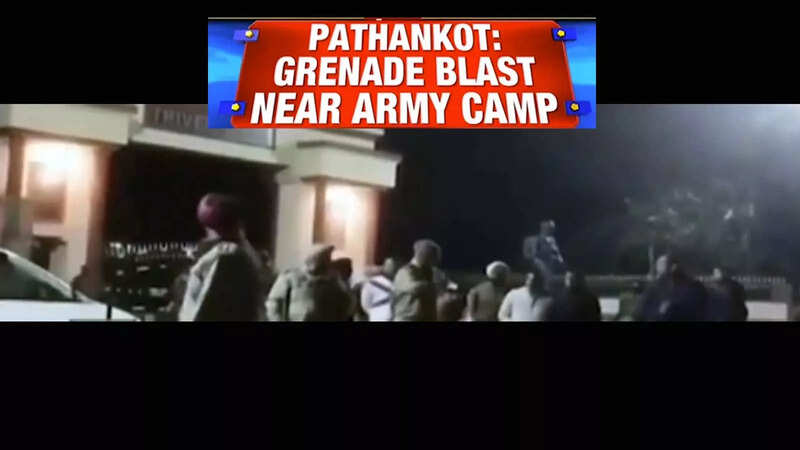 Punjab: Grenade blast near Pathankot Army camp