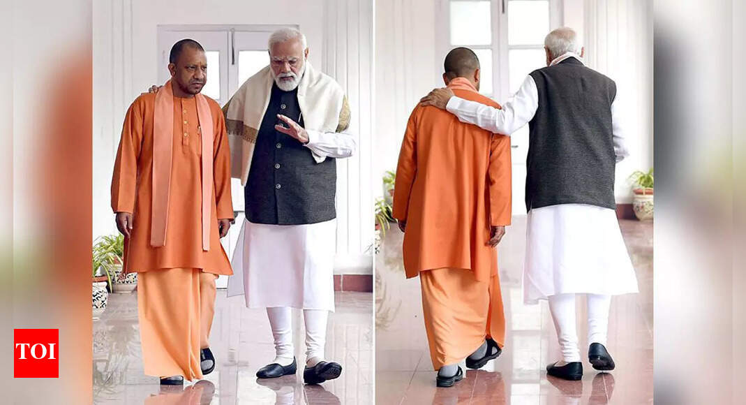 Yogi Adityanath: Yogi tweets pics with Modi, talks of ‘making new India ...