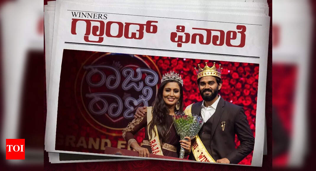 Raja Rani grand finale: Neha Gowda and Chandan crowned as the winners ...