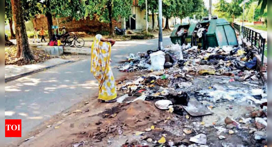 Garbage: Spill over trash from bins, blocked sewers raise stench in ...